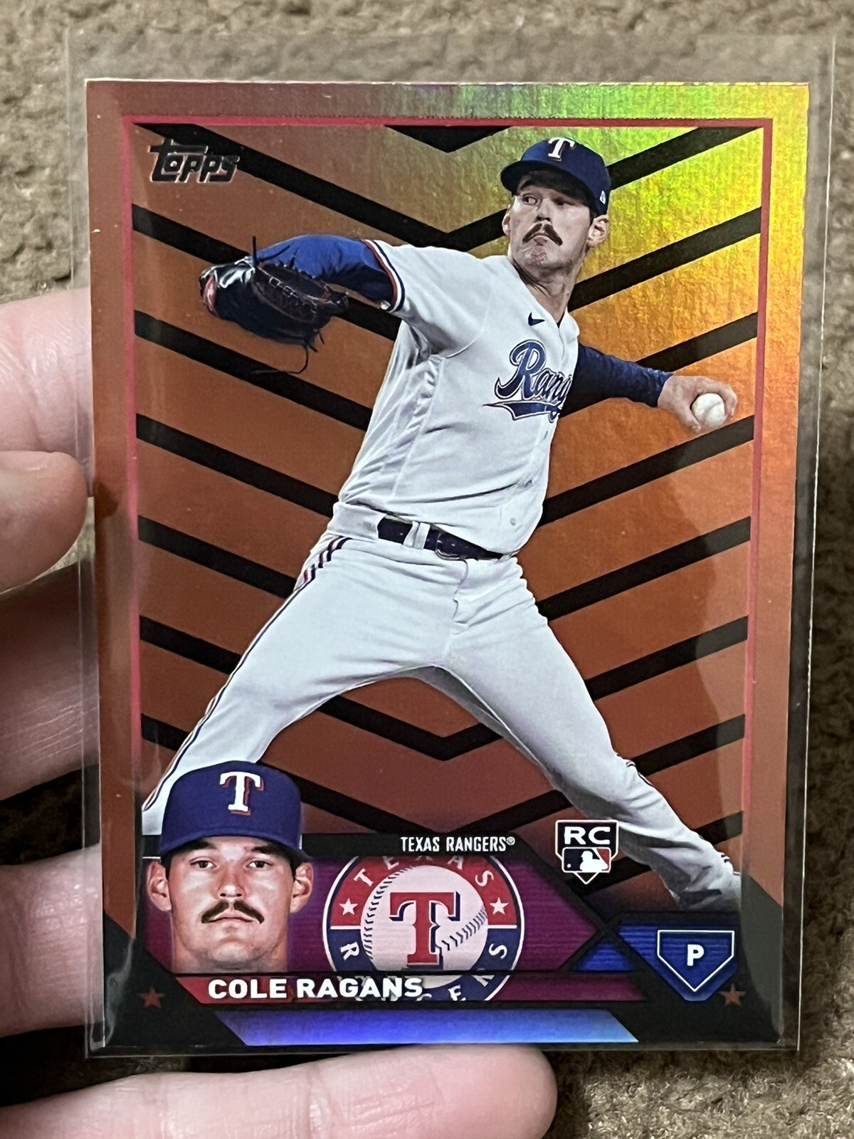 2023 Topps Update Cole Ragans Rookie Orange & Black Parallel #US156 ...