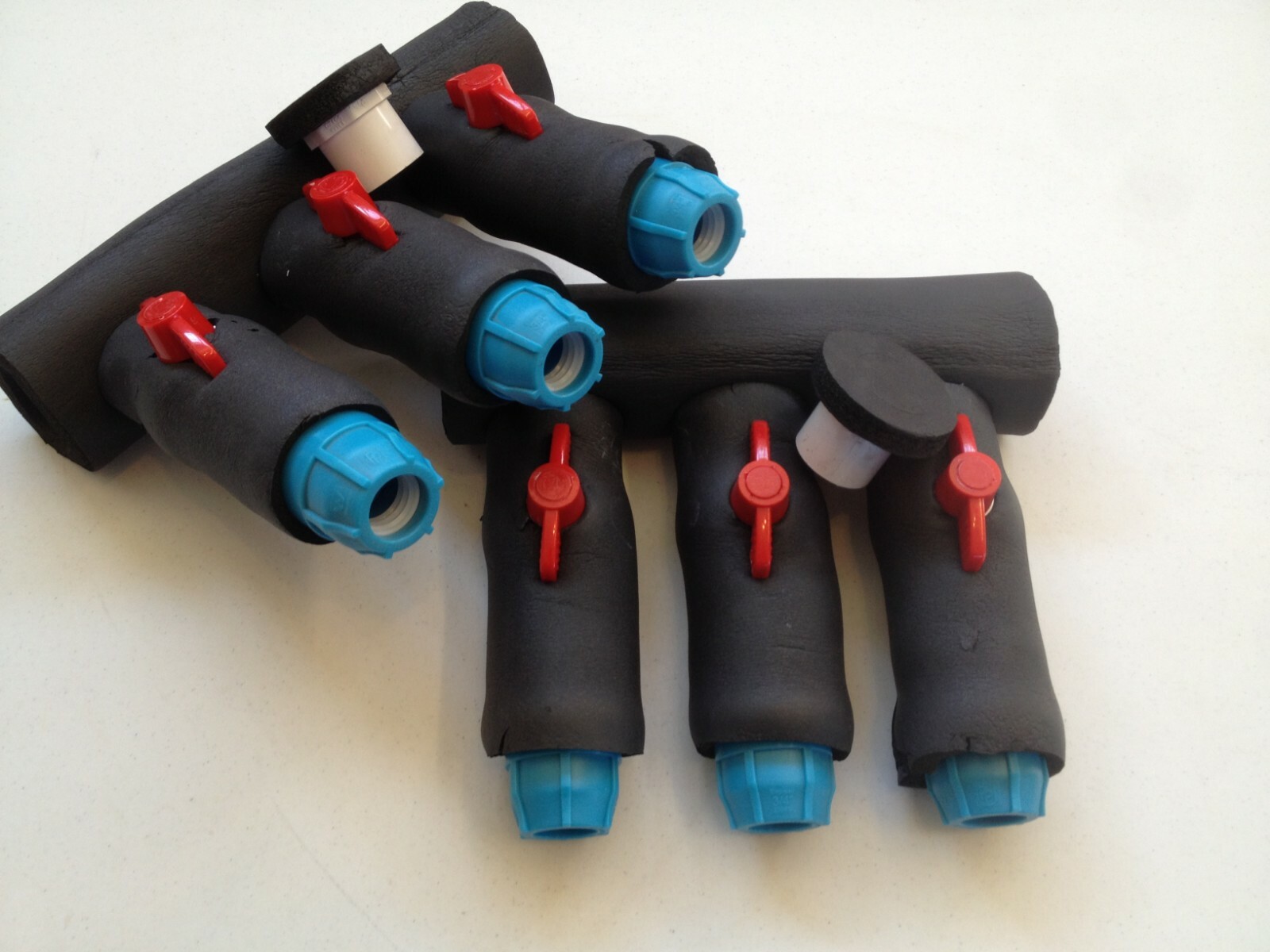 2-1/2 or 3 Ton Geothermal Loop Install Kit 3/4" X 600' with Manifolds ...