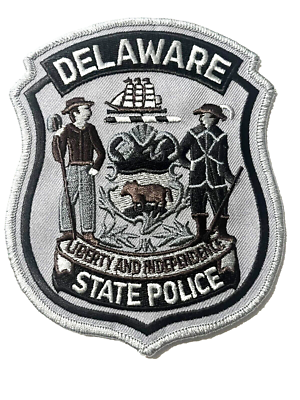 Black And White Delaware State Seal