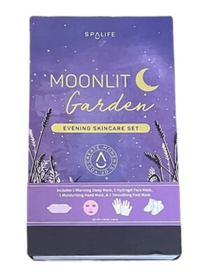 Spa Life Moonlit Garden Evening Skincare Gift Set Sleep, Face, Hand ...