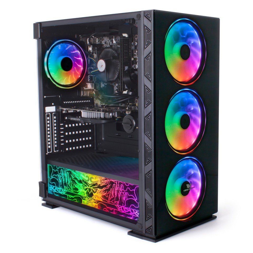 Gaming PC Computer Intel Quad i5 16GB RAM 120GB SSD 500GB HDD WIN 10 ...