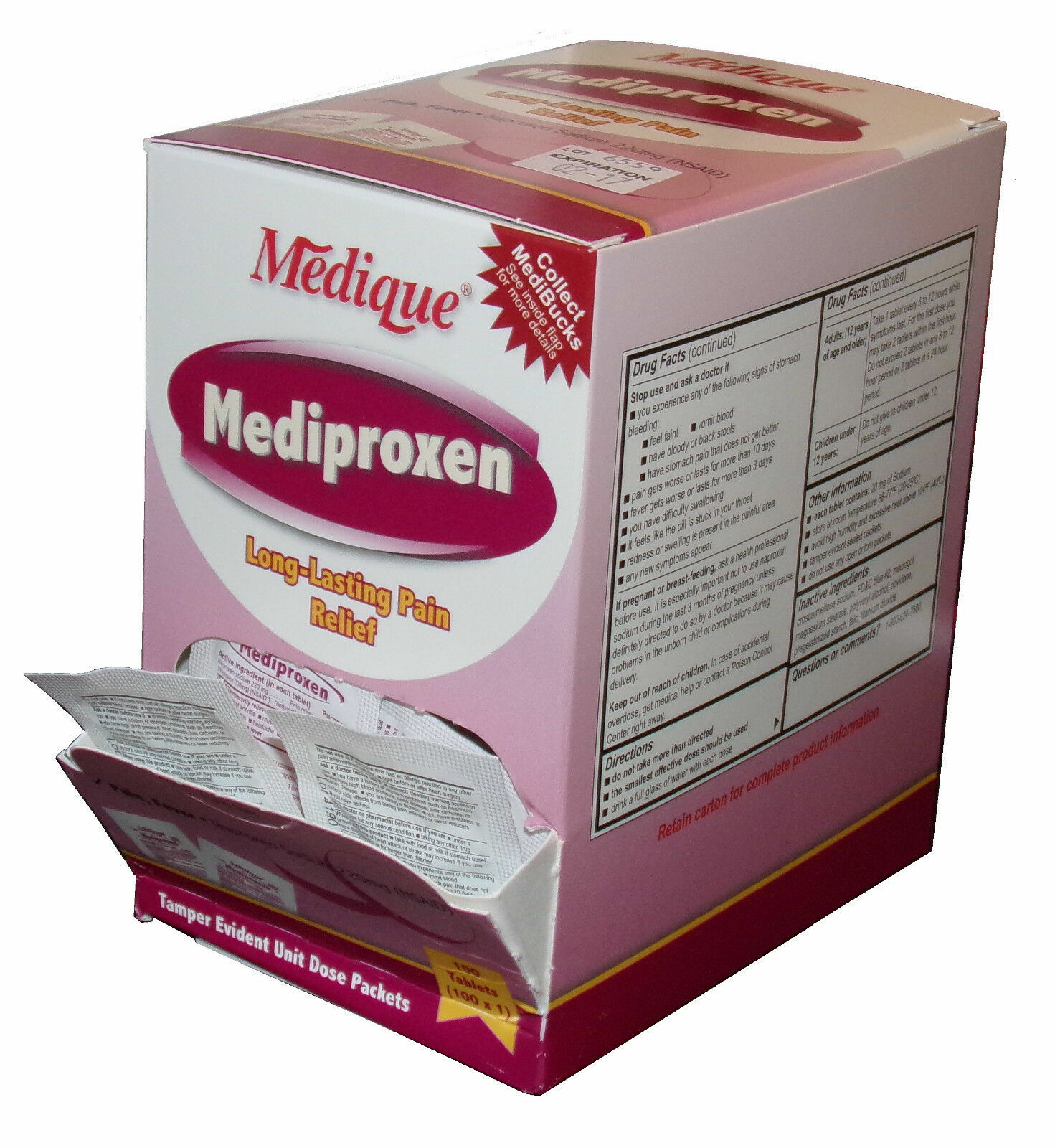 Mediproxen Pain Relief (NSAID) - 100 Count Box Compare to Aleve | eBay