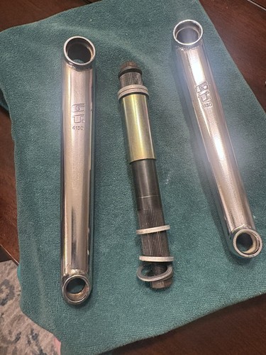 1990’s 4130 GT power Series 3 Piece Crank Restored Polished BMX OLD ...