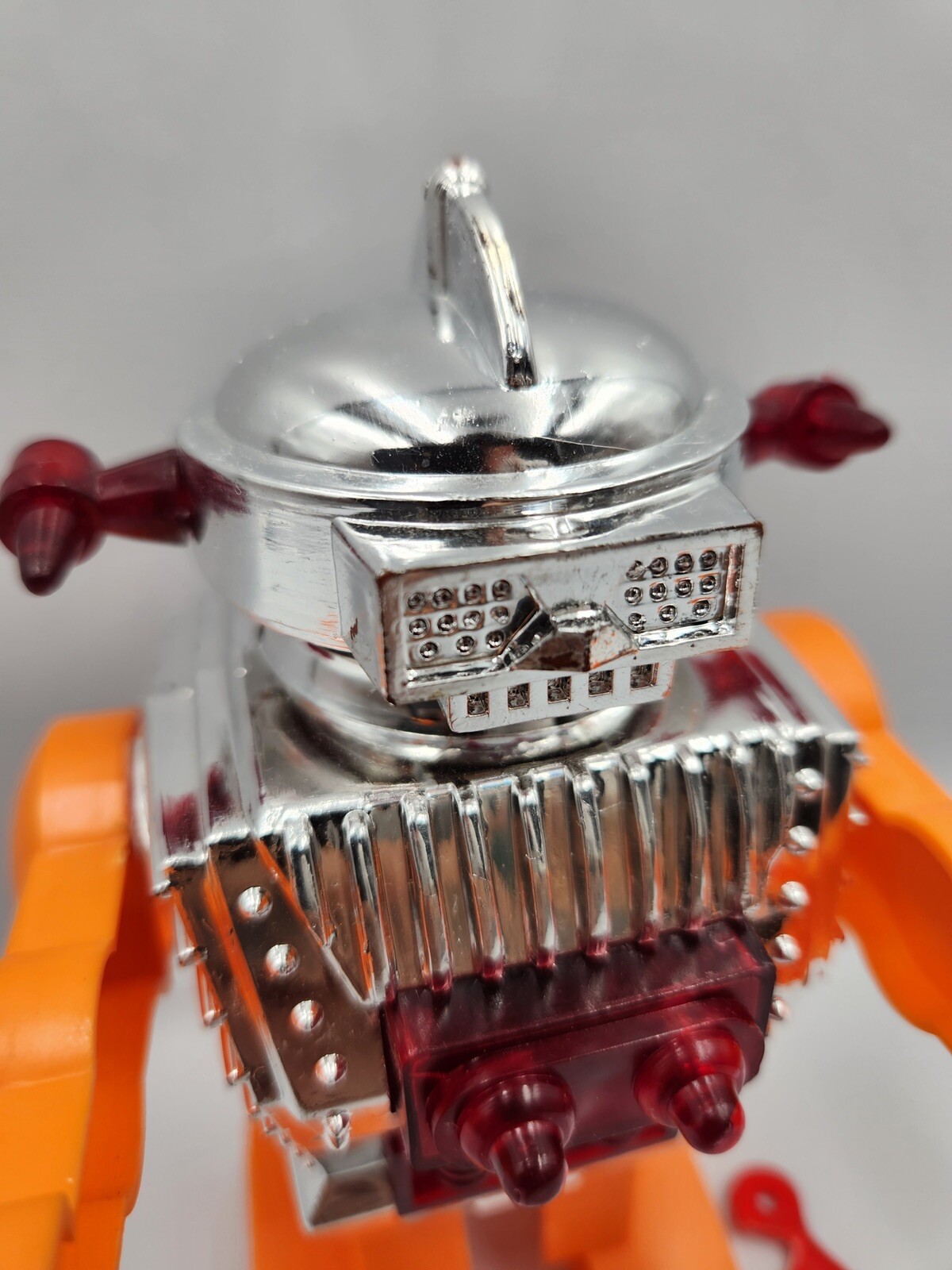 Vintage SPARKLING WALKING Wind-Up Plastic ROBOT 1970s Elmar USA | eBay