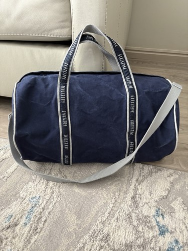 Scarborough & Tweed Knewton Canvas Duffle Bag Banker Bag Navy Made in ...