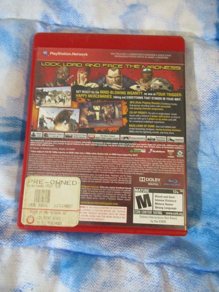 Borderlands Sony PlayStation 3 PS3 2009 Greatest Hits Game | eBay
