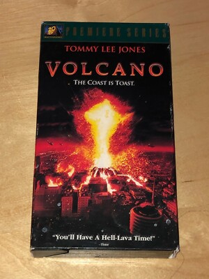 Volcano VHS Tape 1997 Tommy Lee Jones Movie Don Cheadle Film Gabby ...