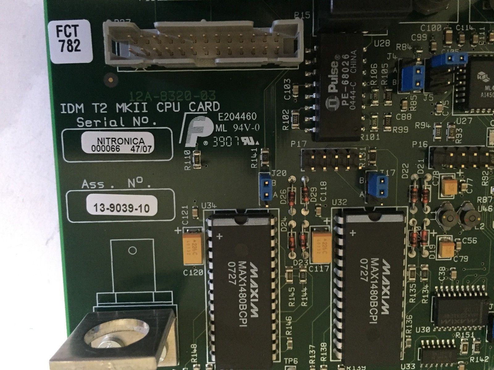 QUALITROL 13-9039-10,E204460,NITRONICA, IDM T2 MKII CPU CARD 90390010 ...