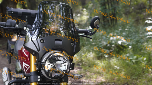 For Triumph Scrambler 400 X Carbon Racing Wandered Touring Smoked ...