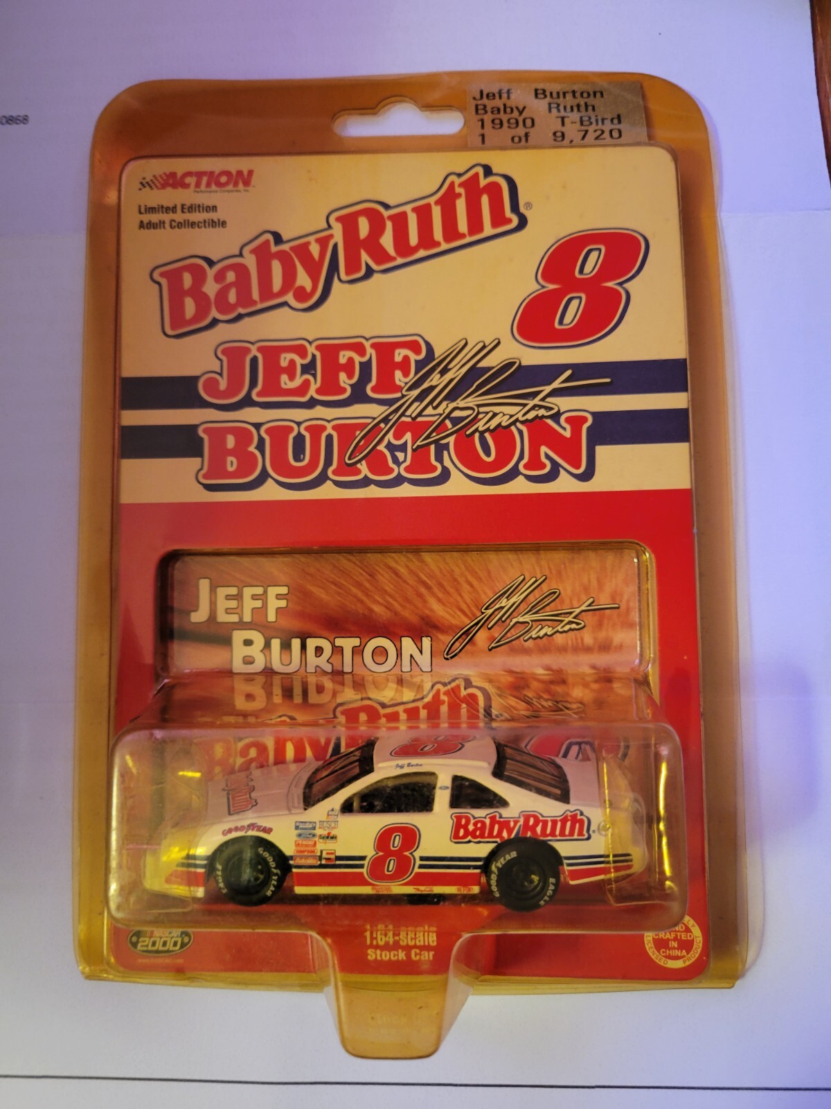 #8 Jeff Burton / Baby Ruth 1990 T-Bird Action 1/64 scale 1 of 9720 | eBay