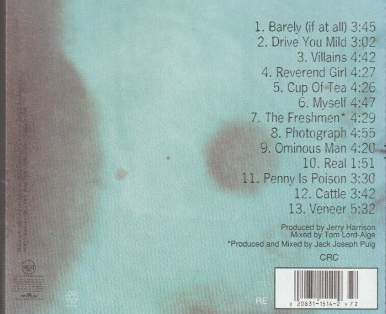 The Verve Pipe Villains CD | eBay