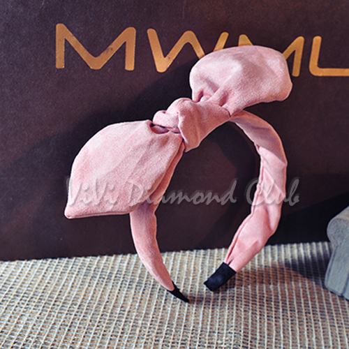 Fashion Korean Style Rabbit Bunny Ears Ribbon Scarf Hair Tie Wrap Bow ...