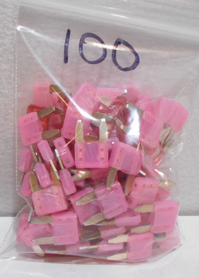 100 New Pink 4 Amp Mini Fuses Auto / Electronic Bulk Lot | eBay