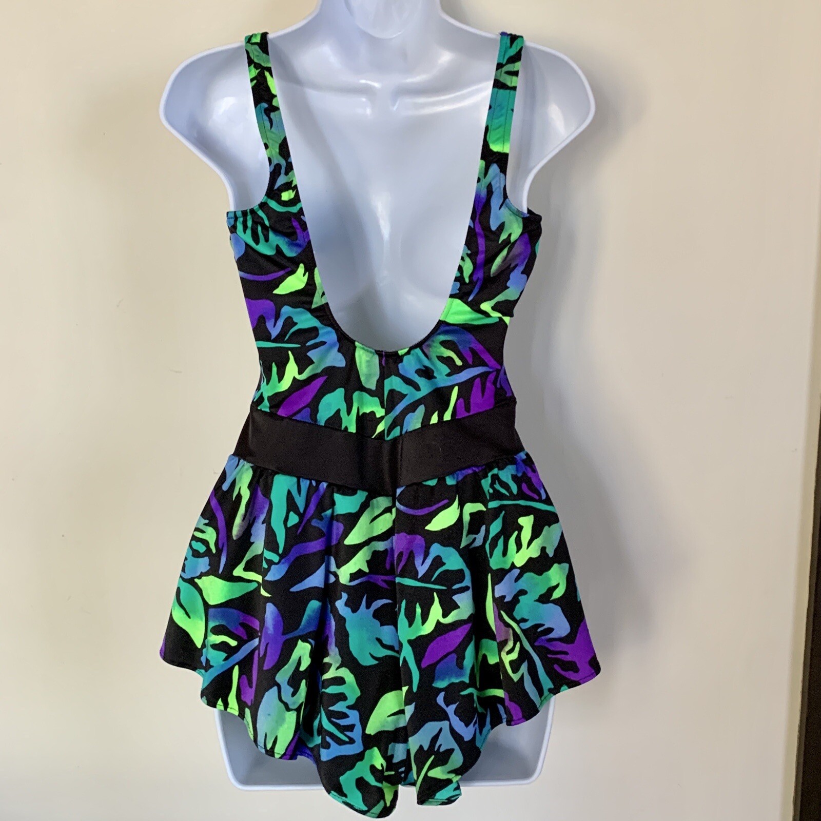 Vintage 80s MAINSTREM Bathing Suit Swimwear One Piece… - Gem