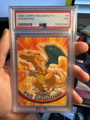 1999 TOPPS POKEMON TV #6 CHARIZARD PSA 7 | eBay