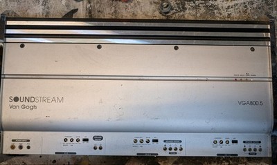Soundstream Van Gogh VGA800.5 5 Channel Car Amplifier. Old School Made ...