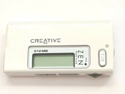 Creative ZEN Nano Plus 512MB FM Radio Audio Digital MP3 Media Player ...