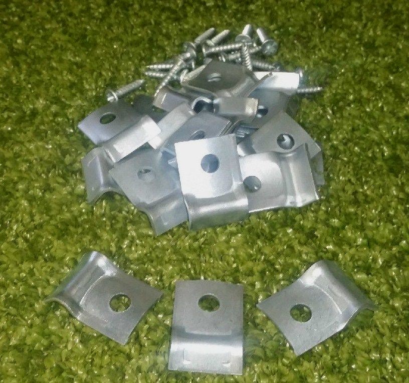 Fencing Clips Mesh Panel Securing Metal with Screws Fence Wire Fence ...