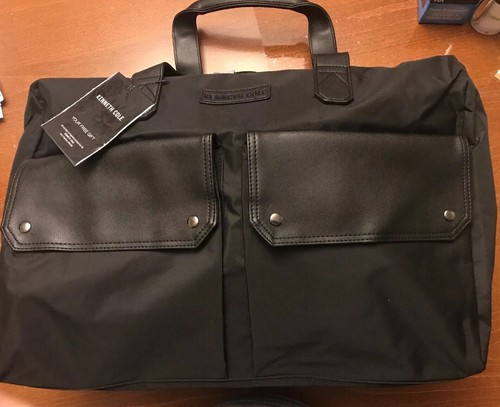 Kenneth Cole Duffle Travel Gym Weekender Bag. Black With Full Zipper ...