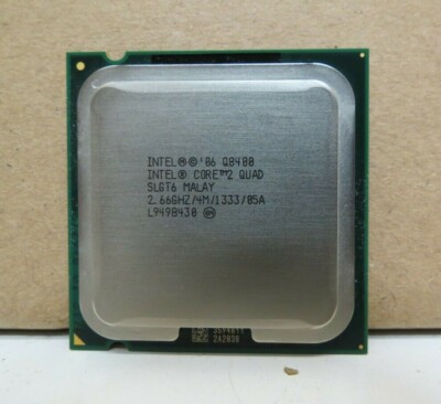 Processeur SLGT6 Intel Core™2 Quad Q8400 Cache De 4 M, 2,66 GHZ, FSB ...