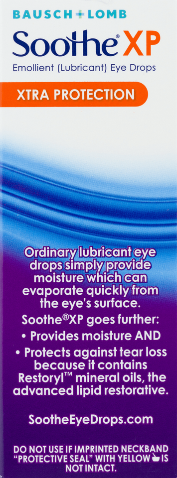 Soothe XP Emollient Eye Drops (Lubricating) - Dry Eyes Vision & Eye ...