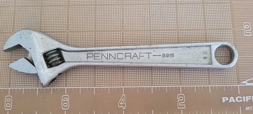Vintage PENNCRAFT TOOLS 9915 - 8 Adjustable Crescent Wrench Made in USA ...