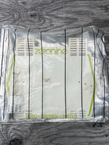Authentic ZERONINE MOTO CONTROL STSTEM BMX Number plate - 80s Nos | eBay