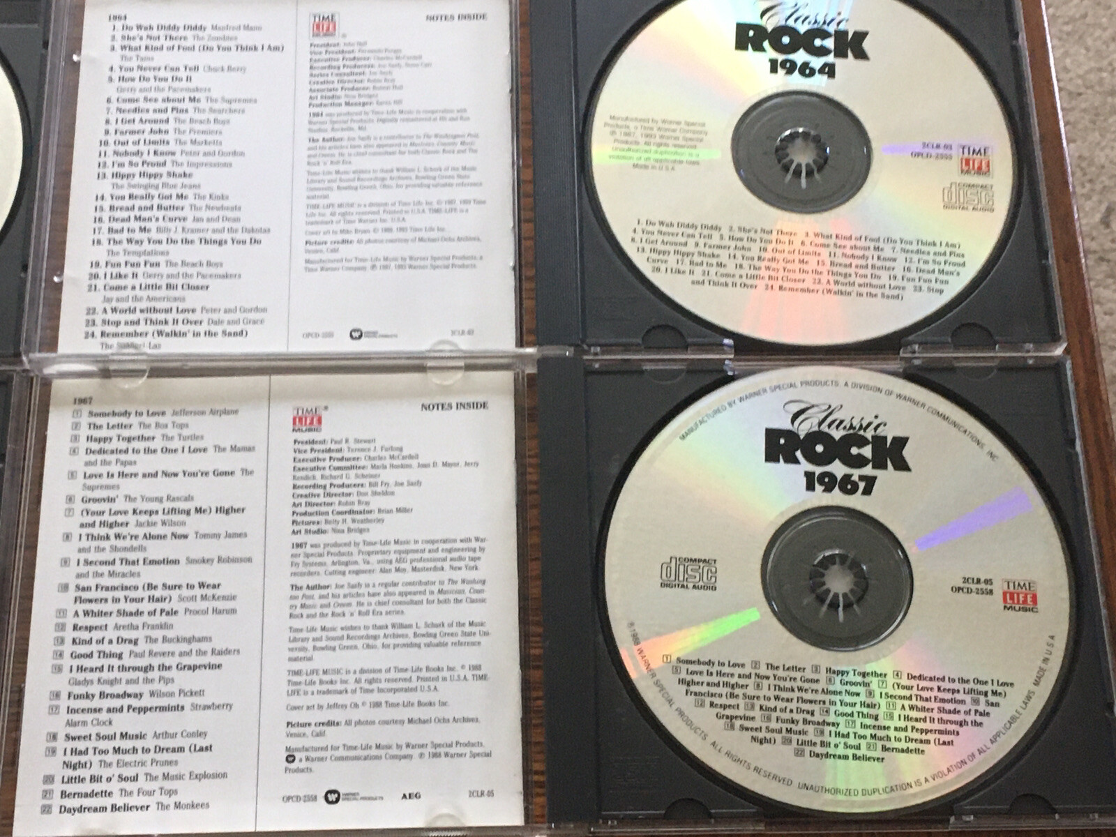 Time Life Classic Rock 4 CD lot 1964 The Beat Goes On 1964 1966 1967 | eBay