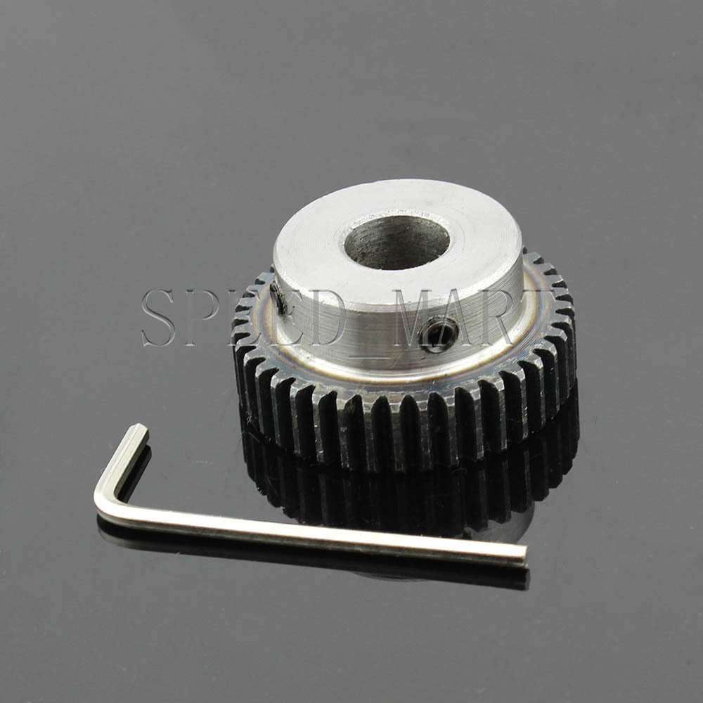 1M-40T 12.7mm Bore Hole 40 Teeth 40T Module 1 Motor Metal Gear Wheel ...