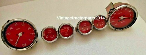 Smiths Replica kit 100MM Speedo 180-0MPH + 0-80RPM + 52mm electrical ...