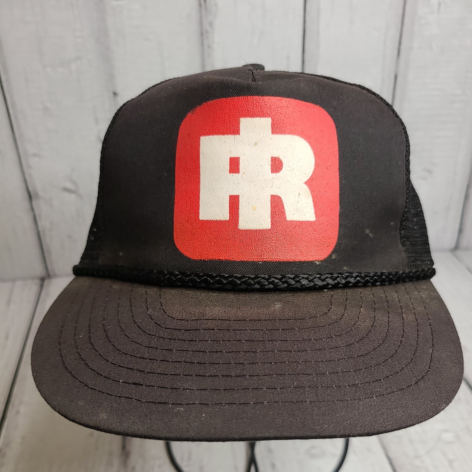 VINTAGE Ingersoll Rand Old Logo Trucker Hat Black IR … - Gem