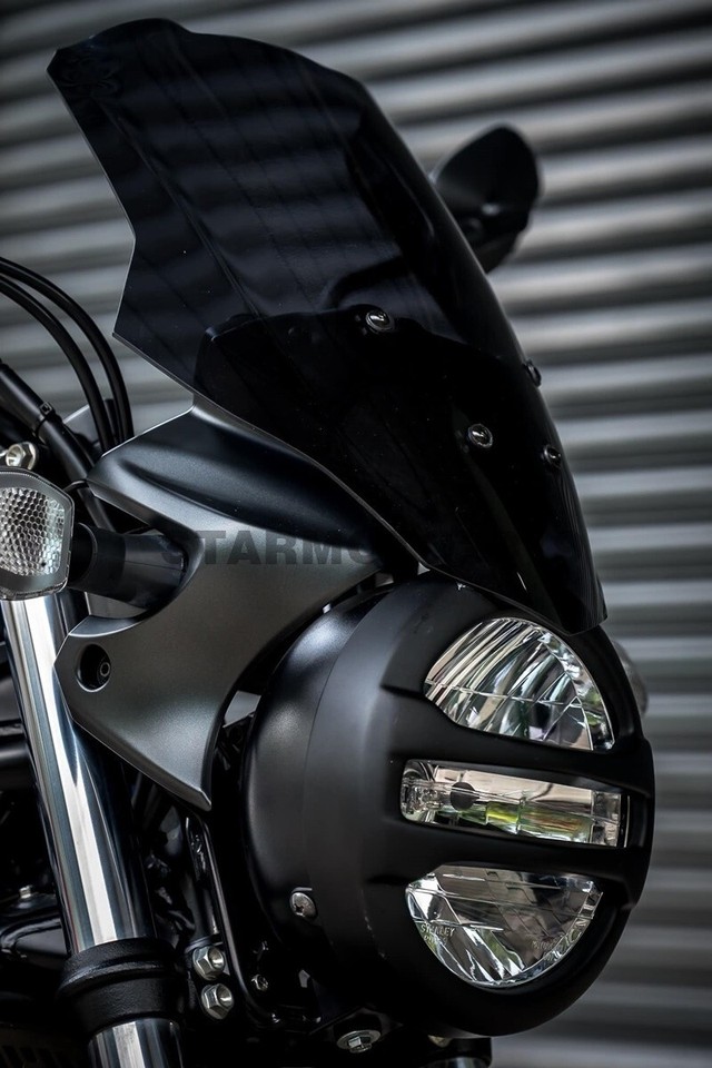 FOR SUZUKI SV650 SV650A SV650X HEAD LIGHT GUARD COVER BLACK ABS 2016 ...