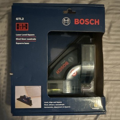 Bosch GTL2 Laser Level Square, One Button, Two Bubble Vials, MPN ...