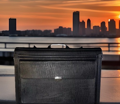 VTG Flight Pilot Document Bag Briefcase Attaché Travel Sale Case 19Lx9 ...