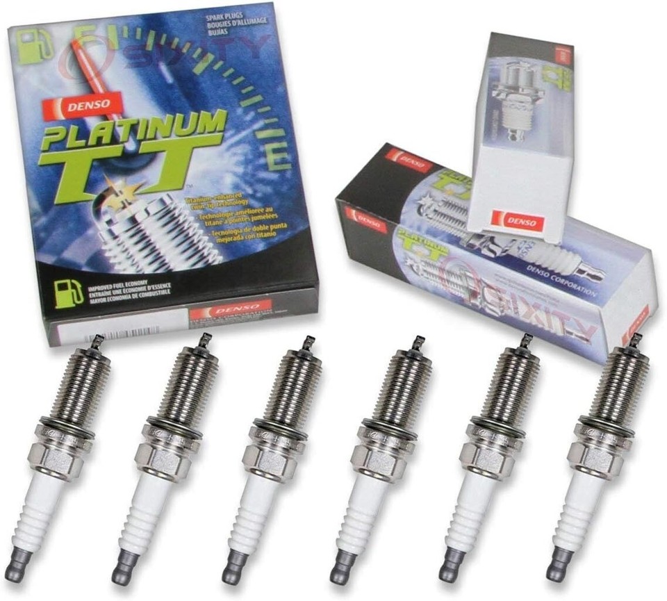 (Set of 6) DENSO PK16TT Platinum Titanium TT Spark Plug | eBay
