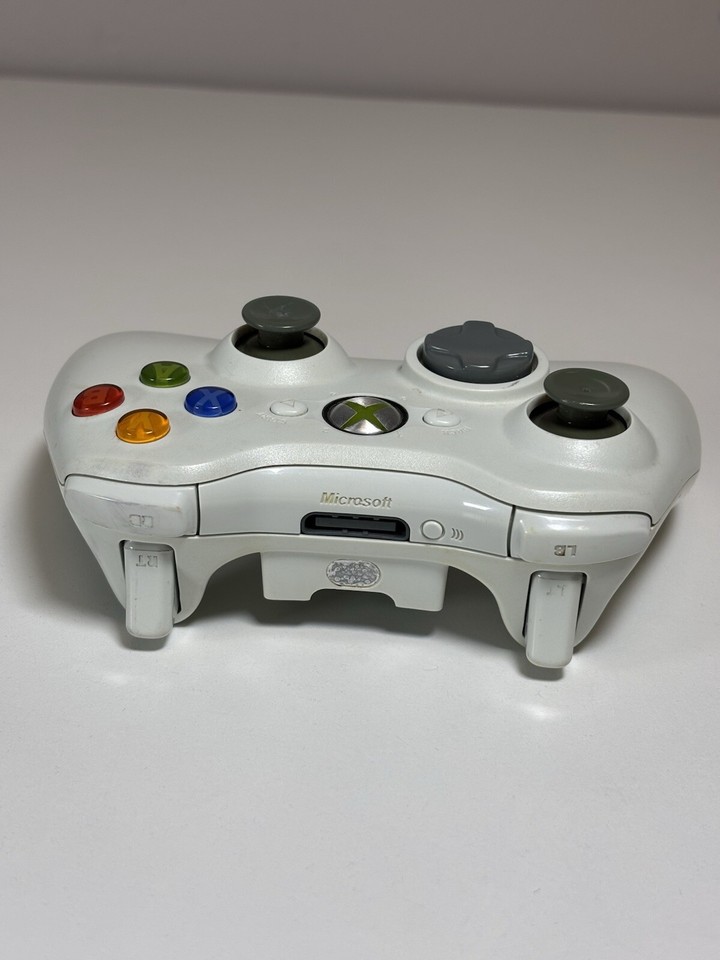 Official OEM White Wireless Microsoft Xbox 360 Controller (Without ...