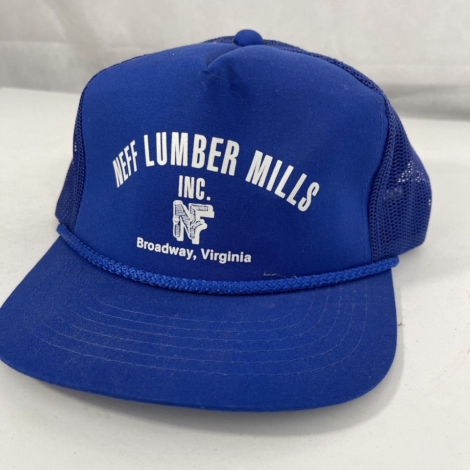 Vintage Neff Lumber Mills Hat Broadway Virginia Cap Rope Trucker ...