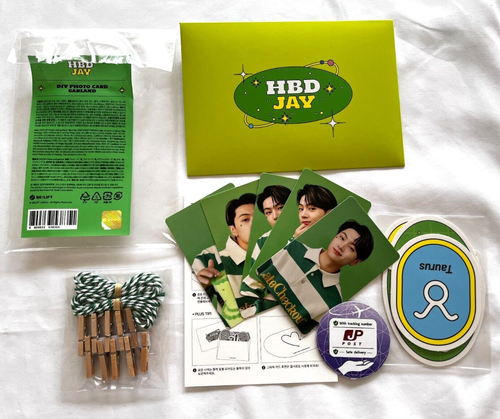 ENHYPEN JAY Birthday HBD MD 2022 DIY PHOTO CARD GARLAND PHOTOCARD Unused | eBay