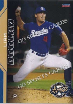2023 Rancho Cucamonga Quakes Liam Doolan RC Rookie Dodgers AUS Minor ...