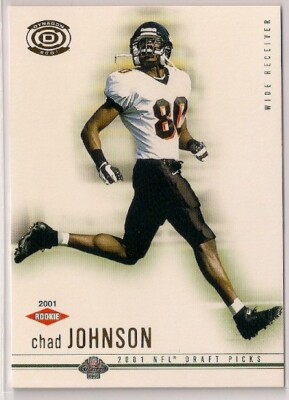 01 CHAD JOHNSON DYNAGON #118 ROOKIE RC NEW ENGLAND PATRIOTS OREGON ...