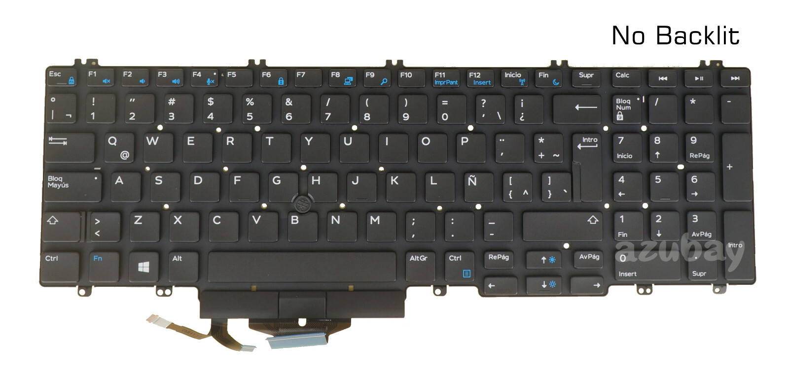 Keyboard For DELL Precision 7530 7730 7540 7740 E7530 M7530 Backlit /No ...