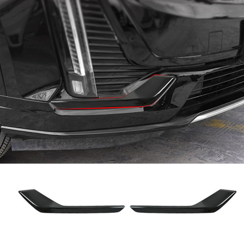 For 2020-2024 Cadillac XT6 Bright black Front bumper spoiler Bottom ...