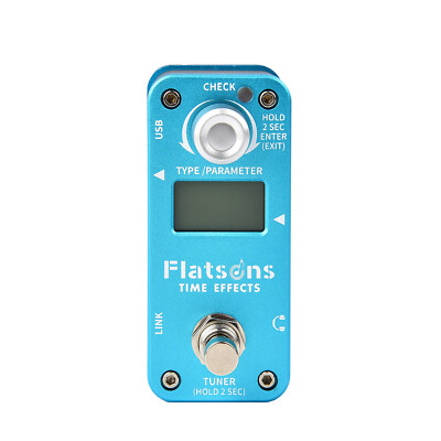 Flatsons Time Effects Pedal for Guitar Processor Built-in Delay Reverb ...