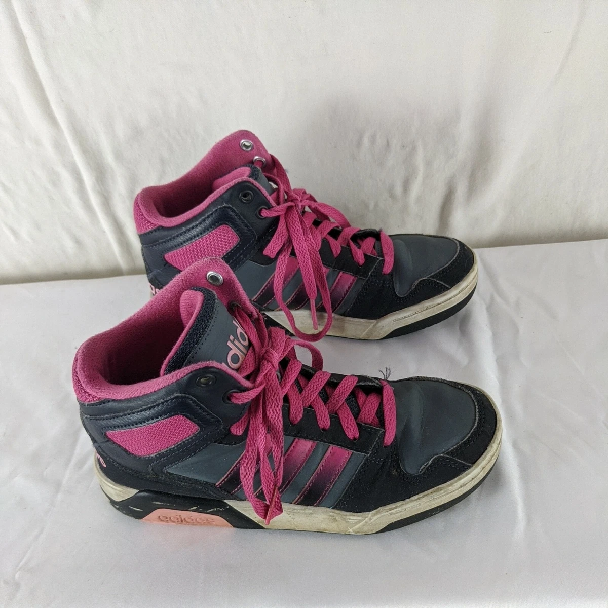 Adidas Shoes For Girls High Tops Black And Blue