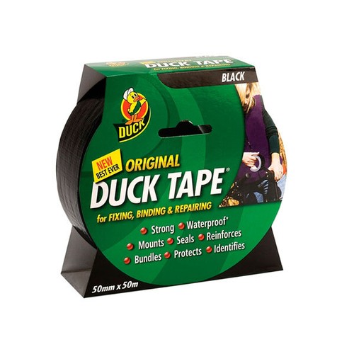 Duck Tape® 211116 Original 50Mm X 50M Noir 75353346938 | eBay