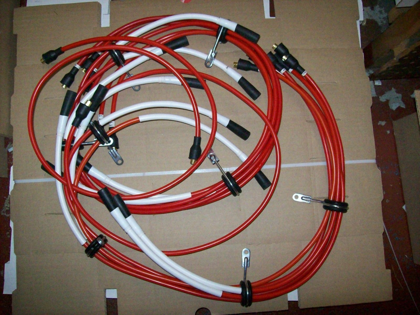 LAMBORGHINI MIURA SV OE CAVIS IGNITION SPARK PLUG WIRES (1 X ...