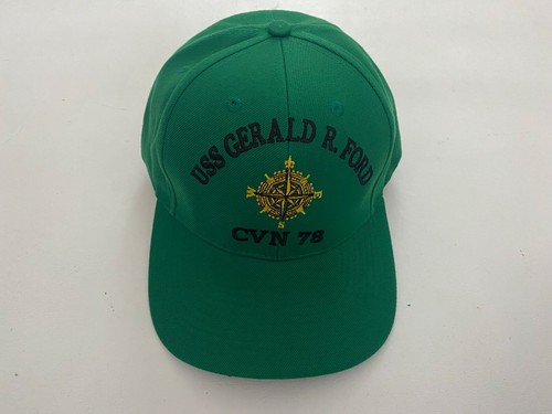 USS GERALD R. FORD CVN 78 SAFETY The Corps US Green Baseball Cap Hat ...