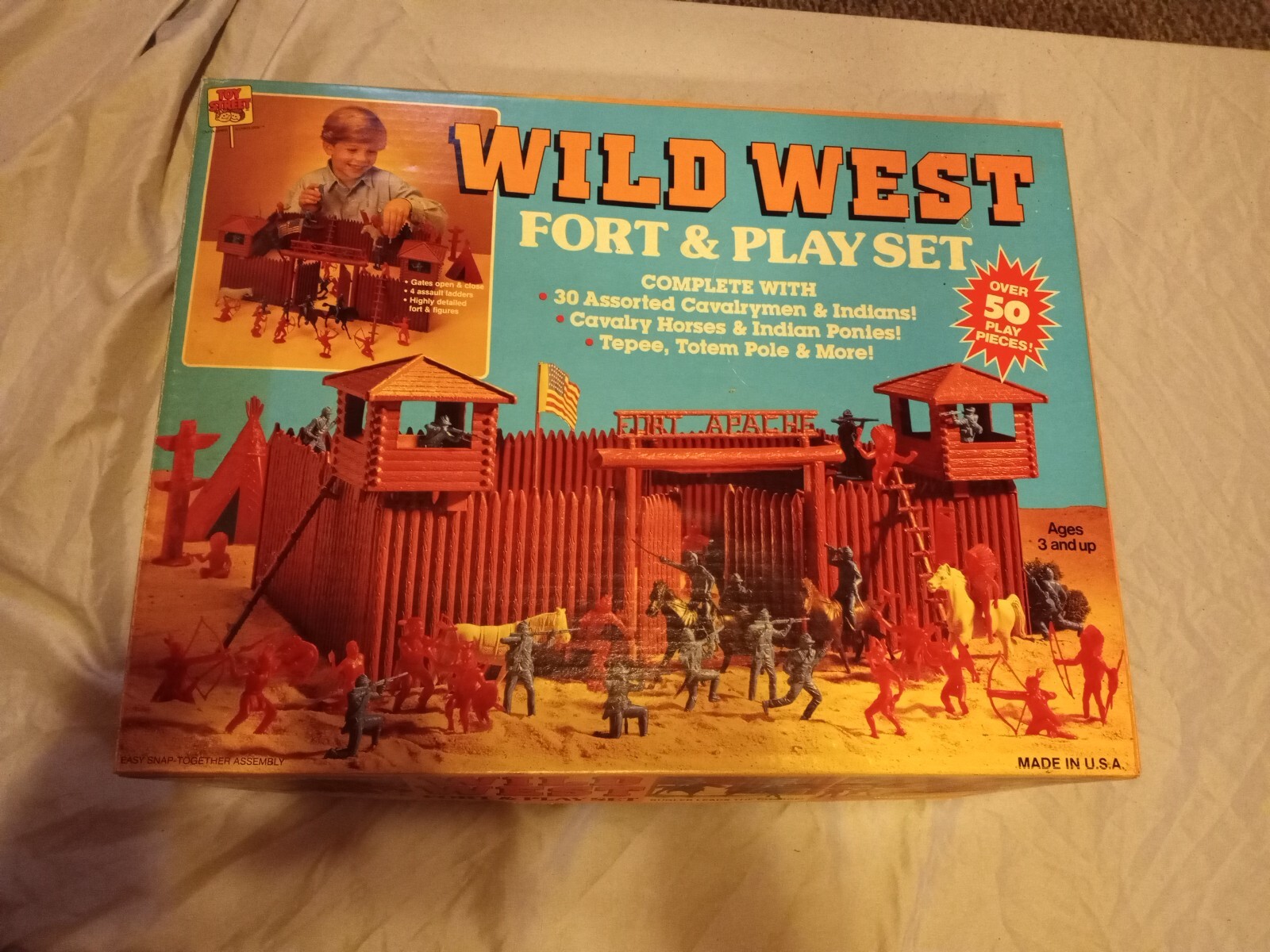 Wild West Fort & Playset Toy Street NEW opened 4490 USA | eBay