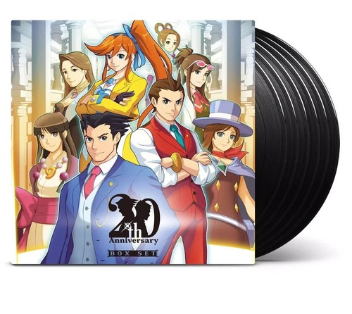 Ace Attorney 20th Anniversary Vinyl Record Soundtrack 6 LP Black Box ...