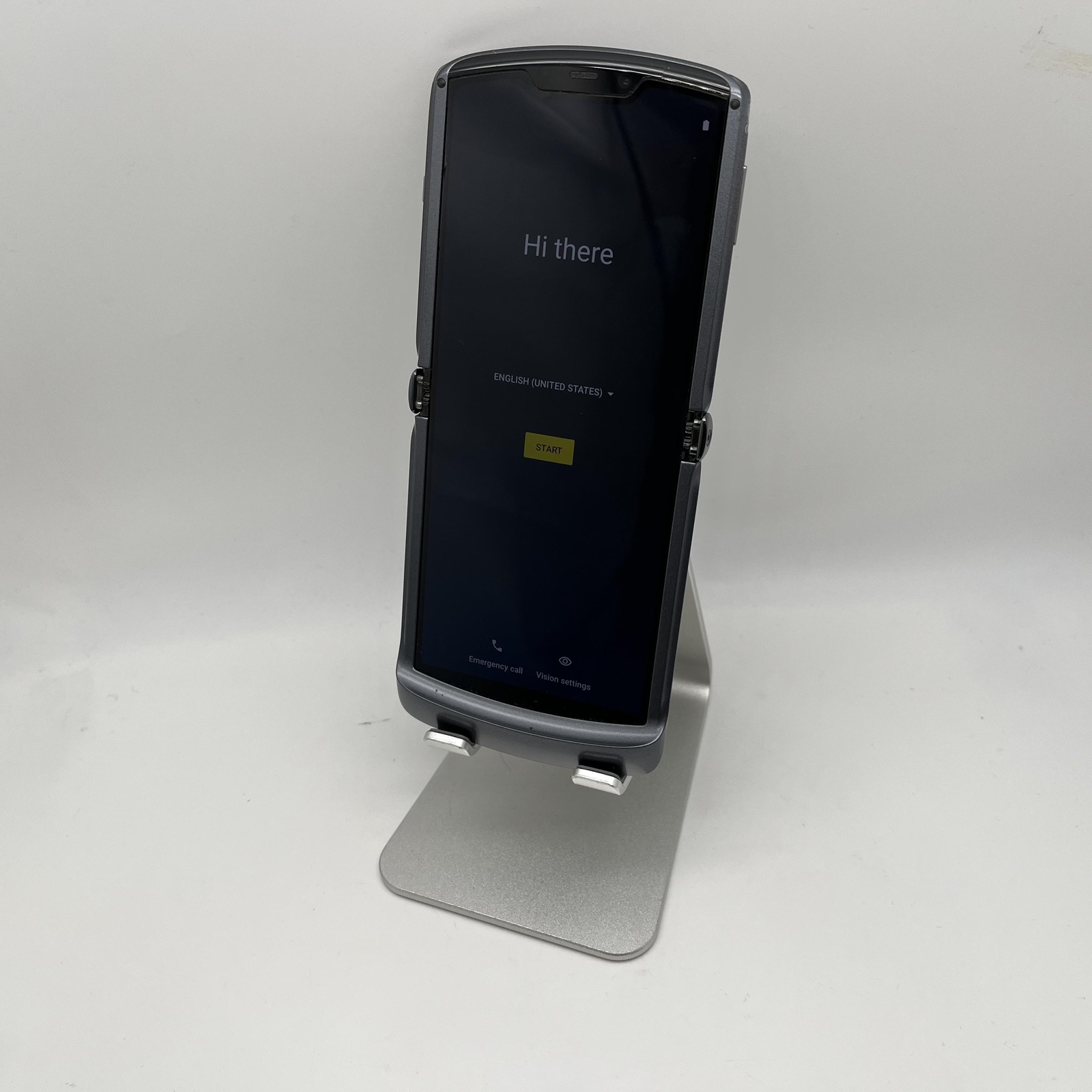 Motorola Razr 5G Grey 256GB Unlocked - Good Condition w/ Minor Chip